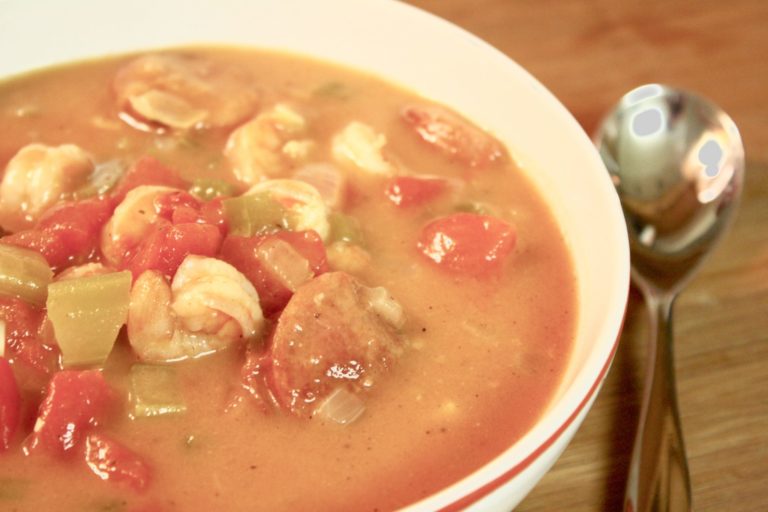 How to Make a Roux – Shrimp & Sausage Gumbo – Cooking Clarified